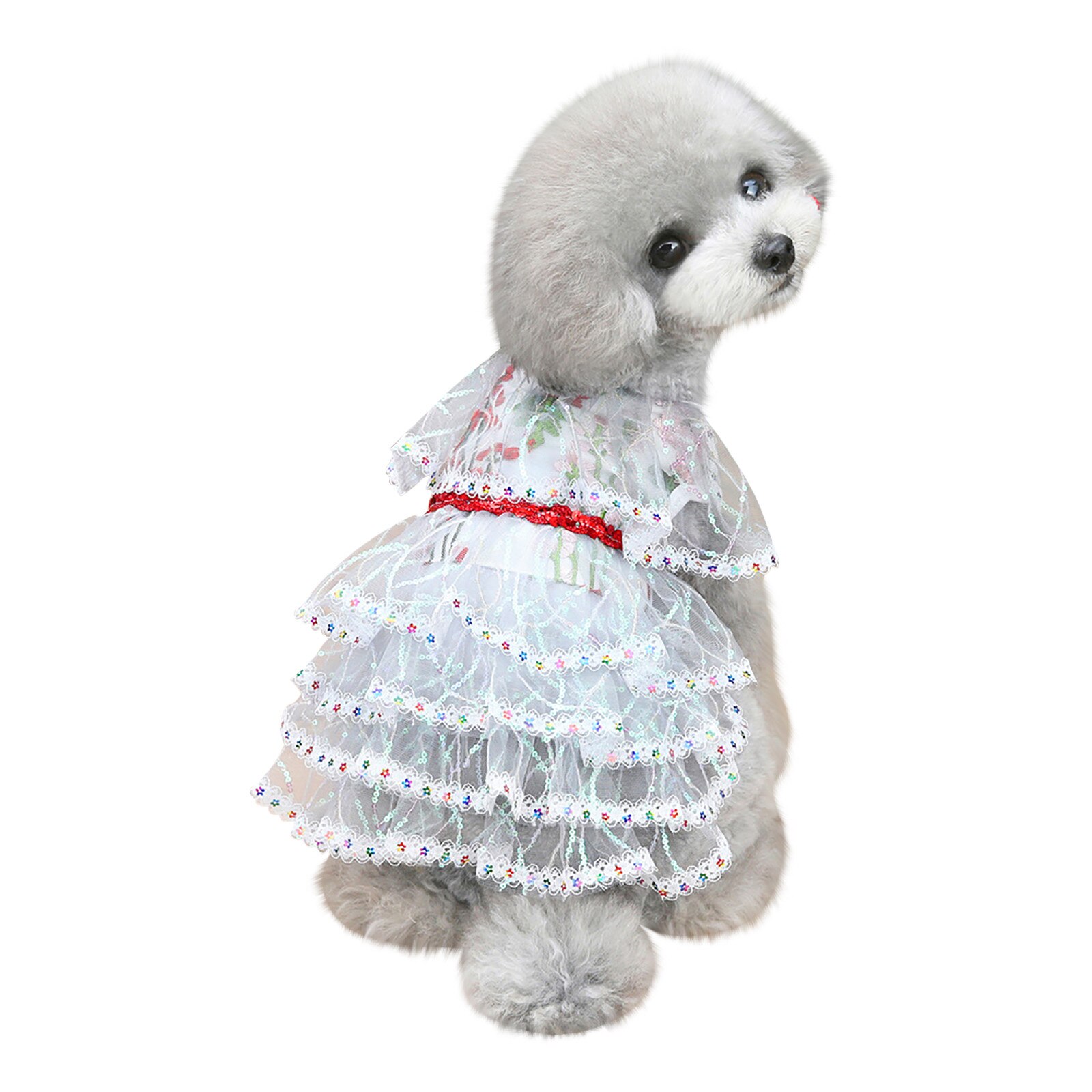 Practical Cute 3 Colors Dog Puppy Bow Dress Rhines... – Grandado