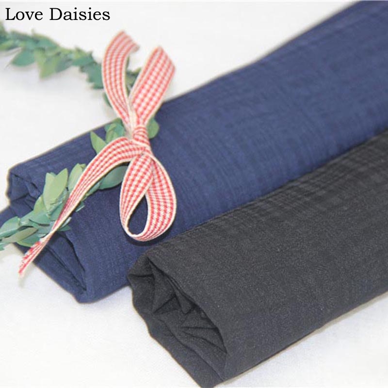 Chiffon ZWART/NAVY BLUE check dunne zachte stoffen... – Vicedeal