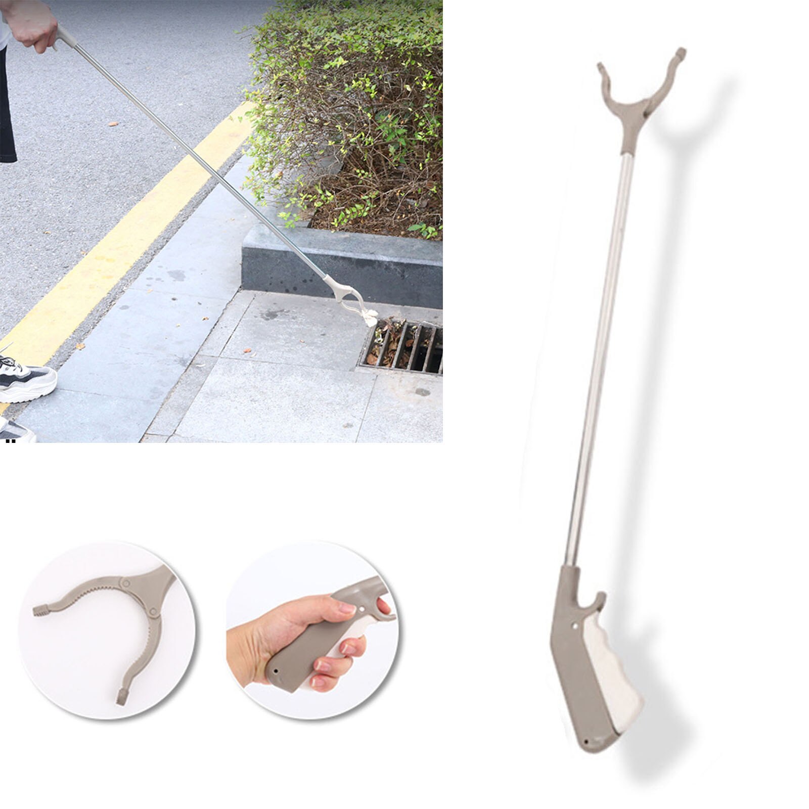 Garbage Picker Pick Up Reacher Handy Picker Up Too... – Grandado