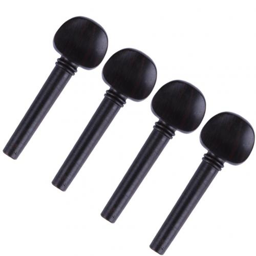 4Pcs Violin Tuning Pegs Ebony Tuning Pegs Musical ... – Vicedeal