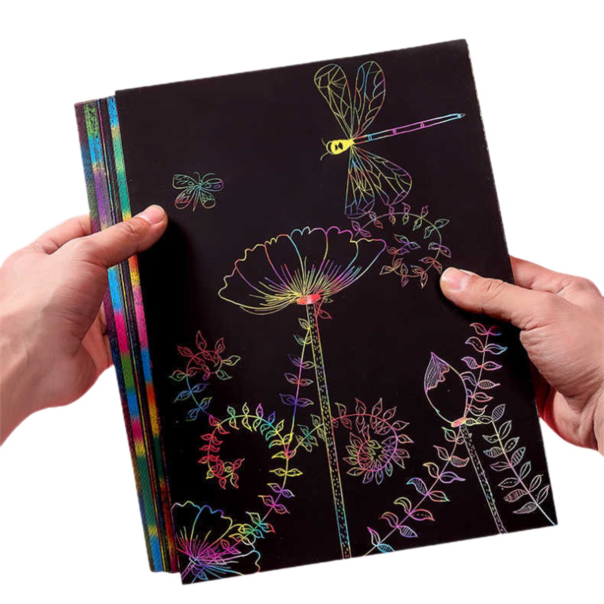 Scratch Paper Art Sets For Kids 50 Pcs Magic Scrat... – Vicedeal