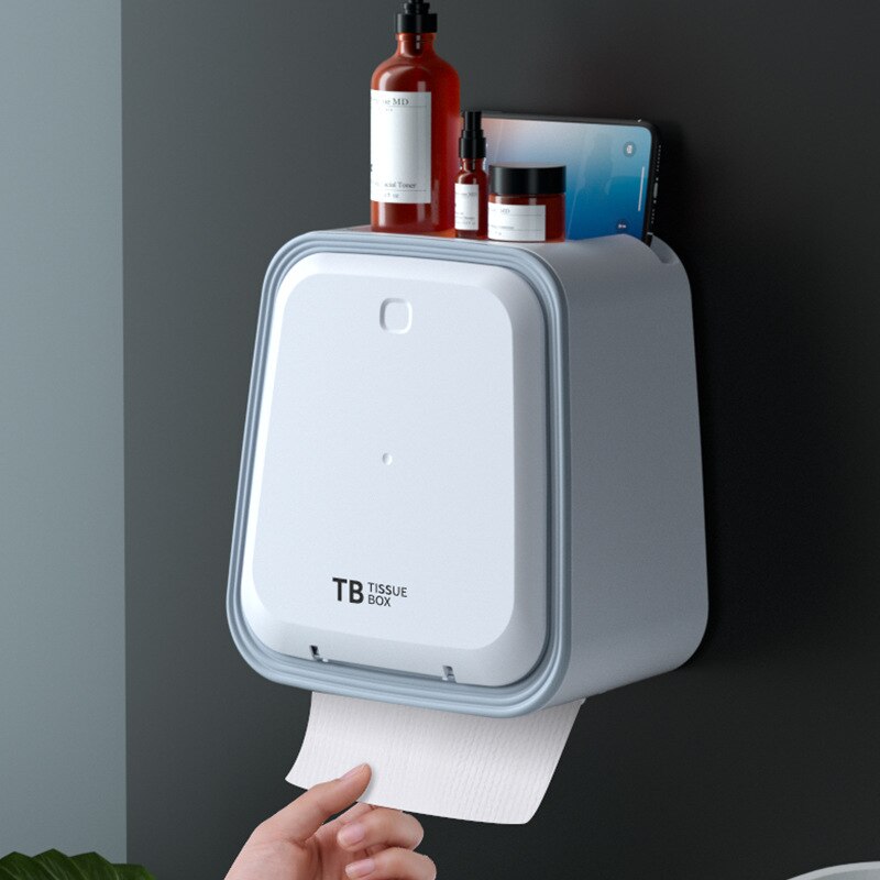 Wall Mount Toiletrolhouder Waterdicht Tissue Holde Grandado