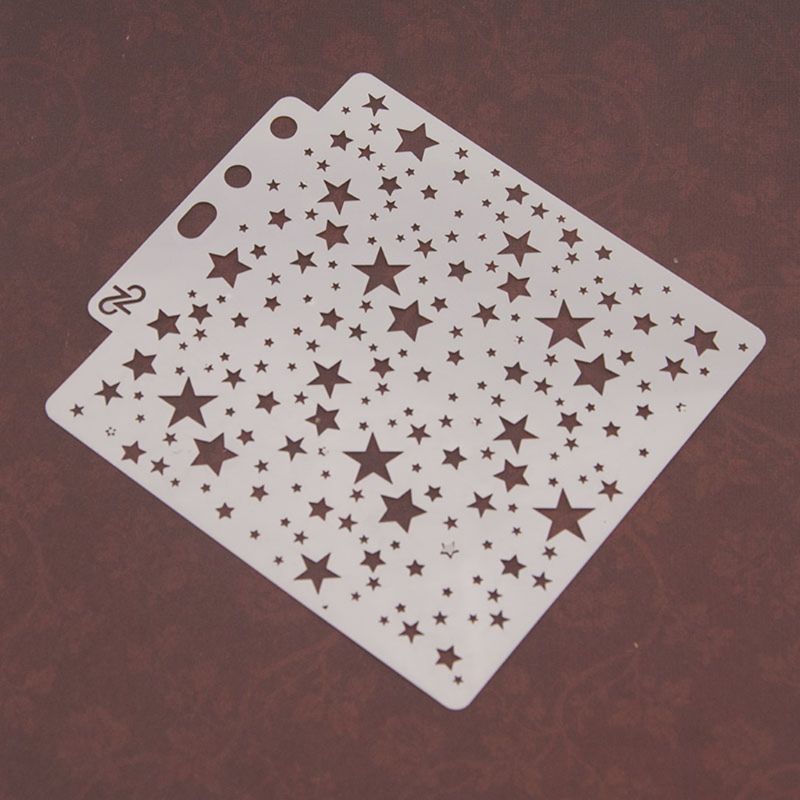 Star Stencils Template Painting Scrapbooking Embos... – Grandado
