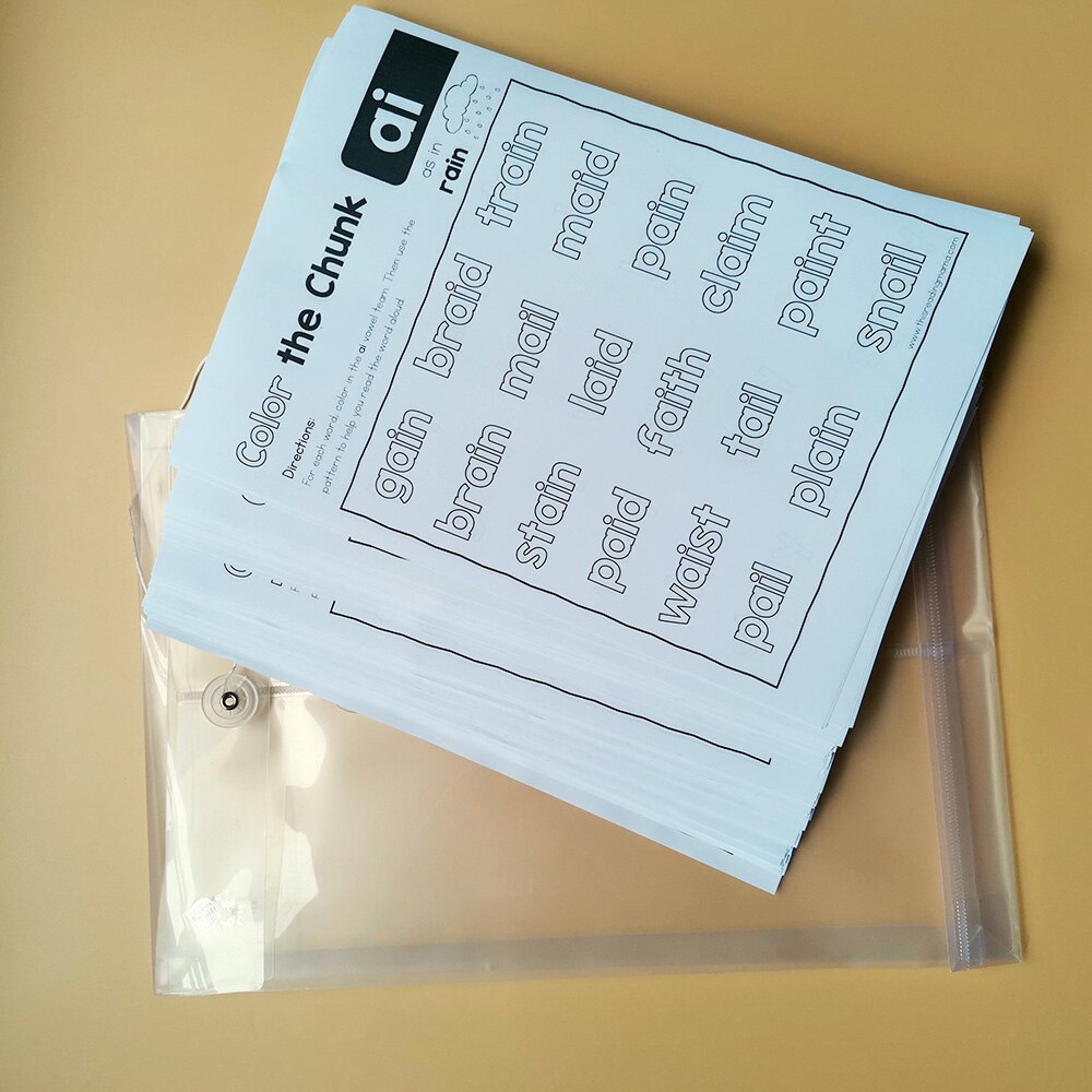 210 Pages English Phonics Flash Word Practice Pape... – Grandado