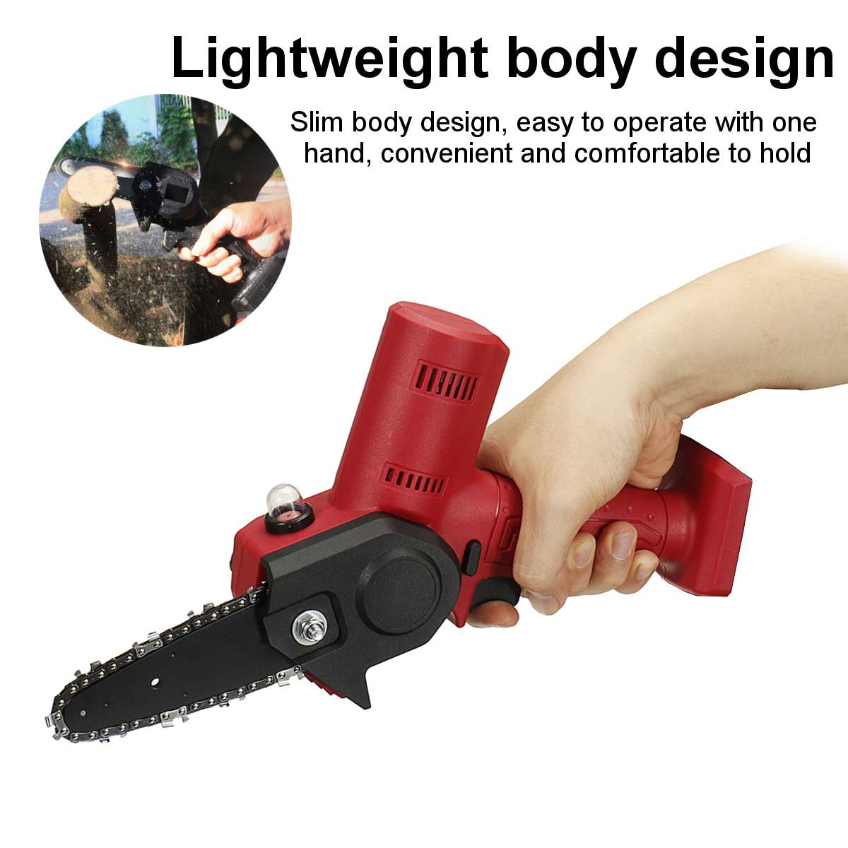 550W Electric Chain Saw Lithium Battery Mini Pruni... – Grandado