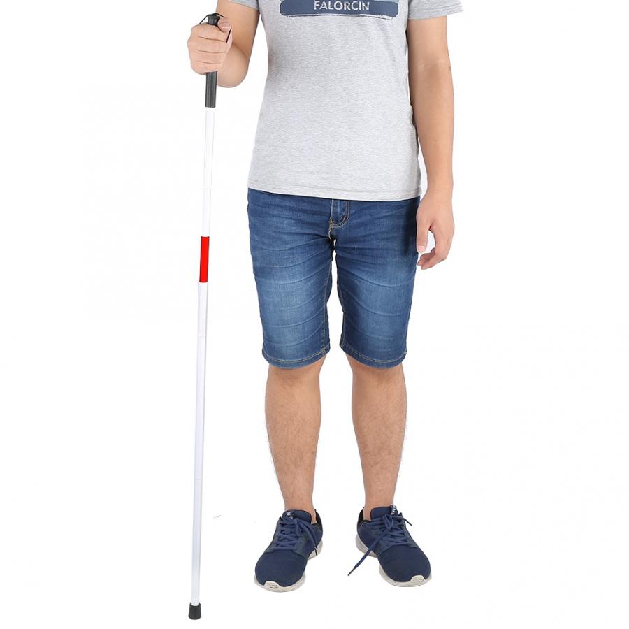 Spazierstock Falten Faltbare Reflektierende Cane K... – Vicedeal