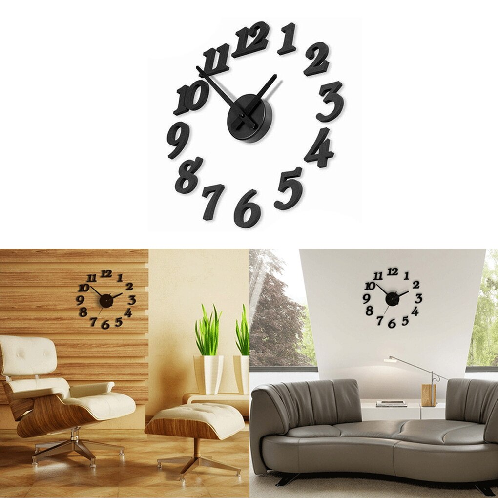 Home Decor Large Roman Modern Clocks living Room Diy wall Clock – Grandado