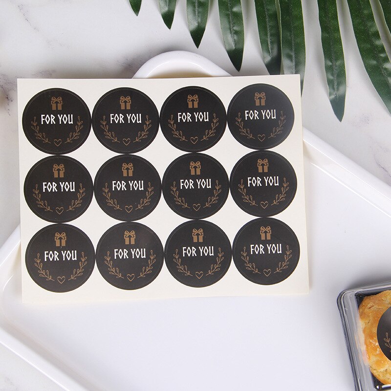 Cute For You Seal Sticker Round Black Seal Sticker... – Grandado