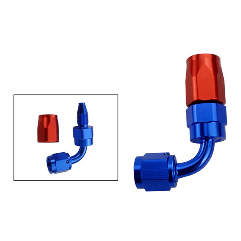 AN4 AN6 AN8 AN10 90 Degree Swivel Hose End Fitting... – Vicedeal