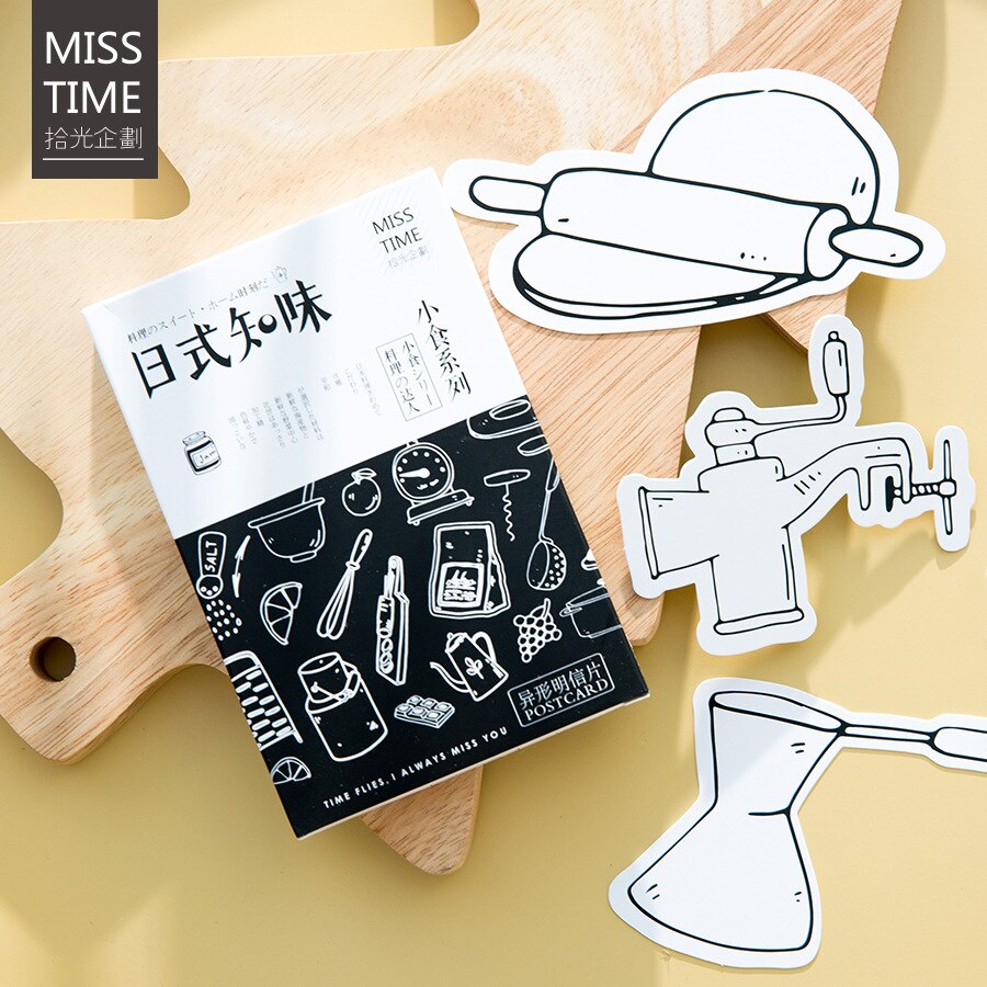 30 Sheets/Set Japanese Taste Postcard Greeting Car... – Vicedeal