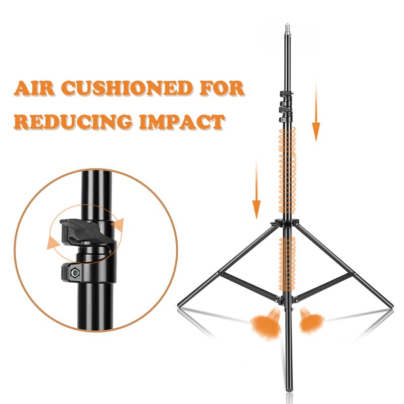 Heavy Duty Metal 2.4m Light Stand Max Load to 5KG ... – Vicedeal