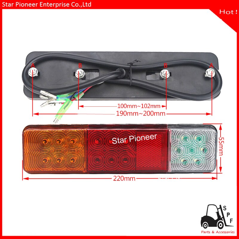 Forklift LED rear lamp combination lamp back lamp ... – Grandado
