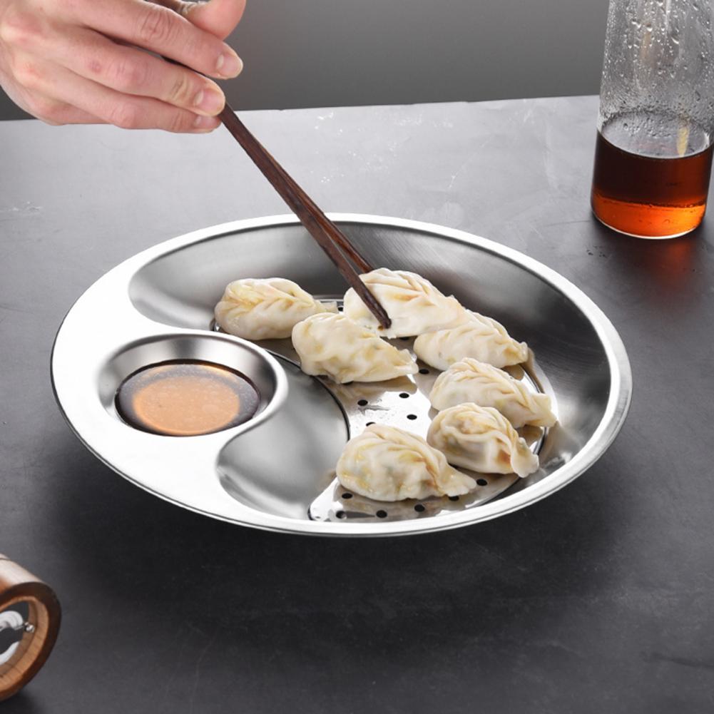 Dumpling Plate Sturdy Multifunctional Stainless St... – Grandado