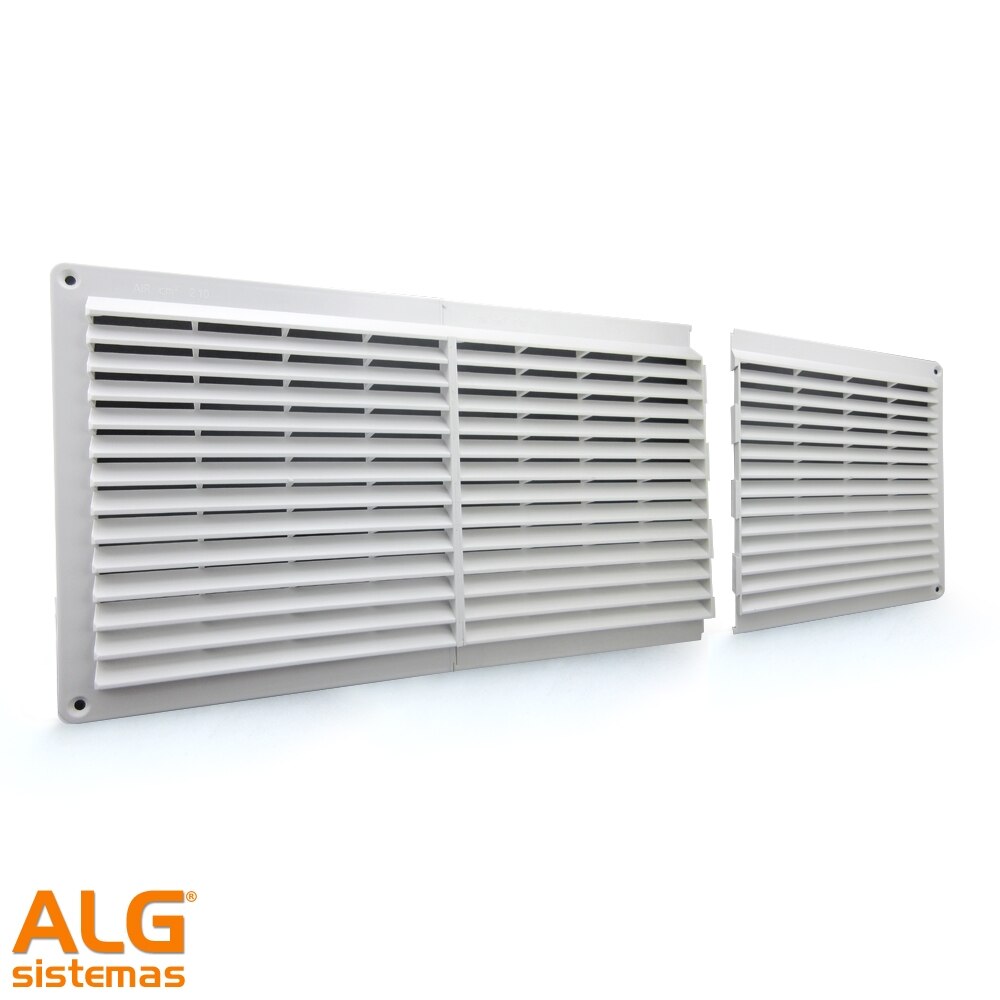 Rejilla de plástico blanca serie CU modular, pstro... – Grandado