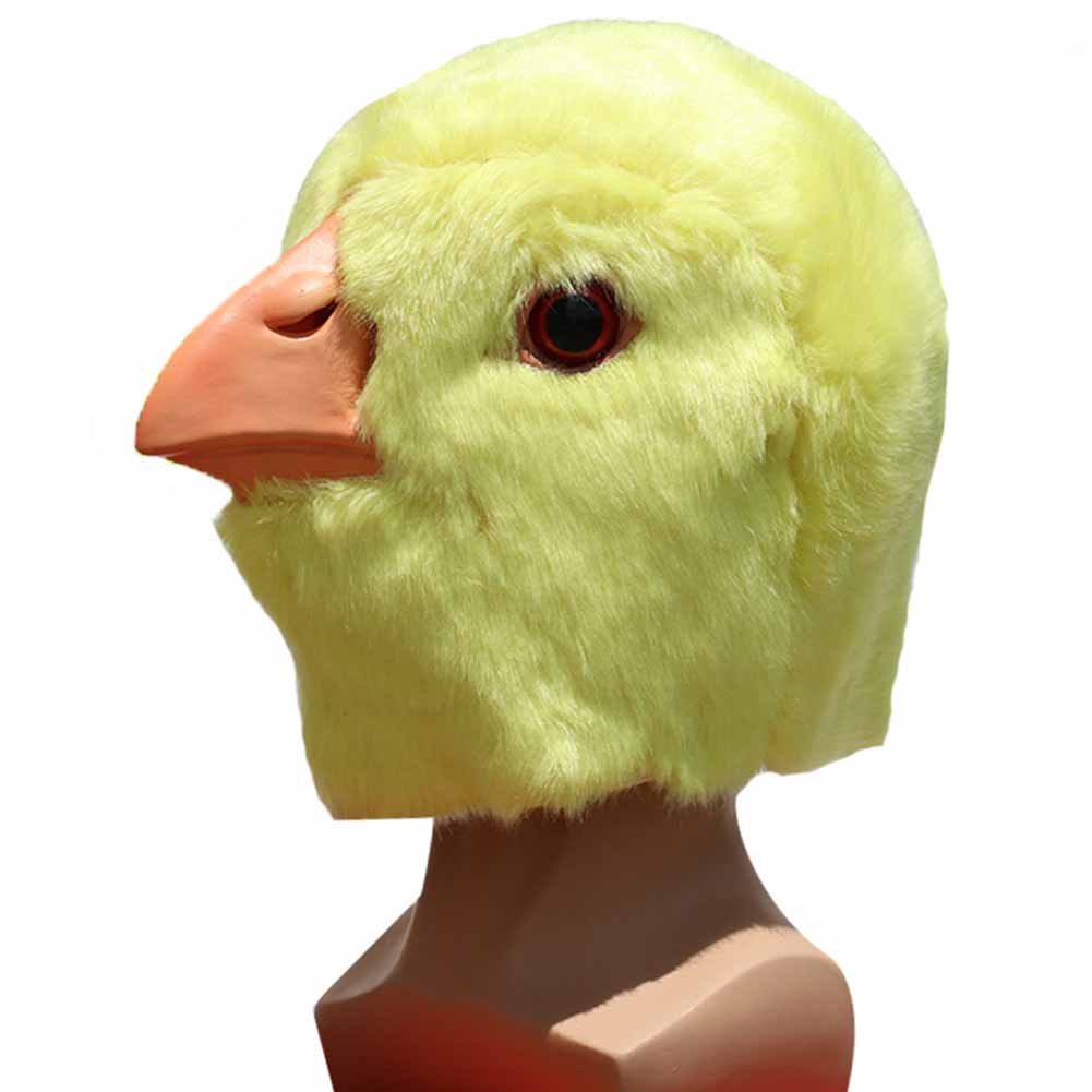 Kip Pluche Masker Niet Giftig Latex Halloween Mask... – Grandado