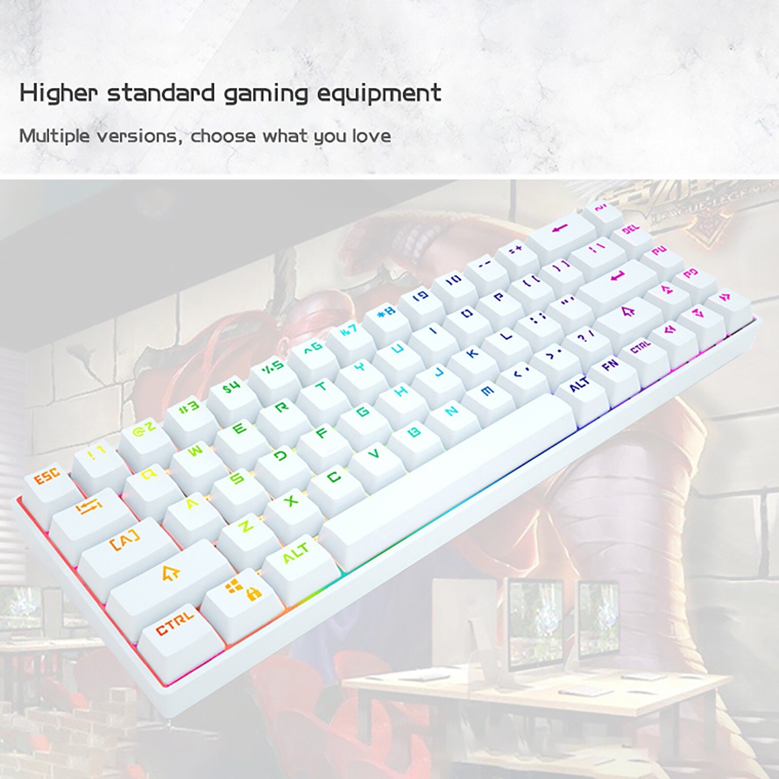 Bluetooth Wireless Usb Wired Dual Mode 68 Key Rgb Grandado