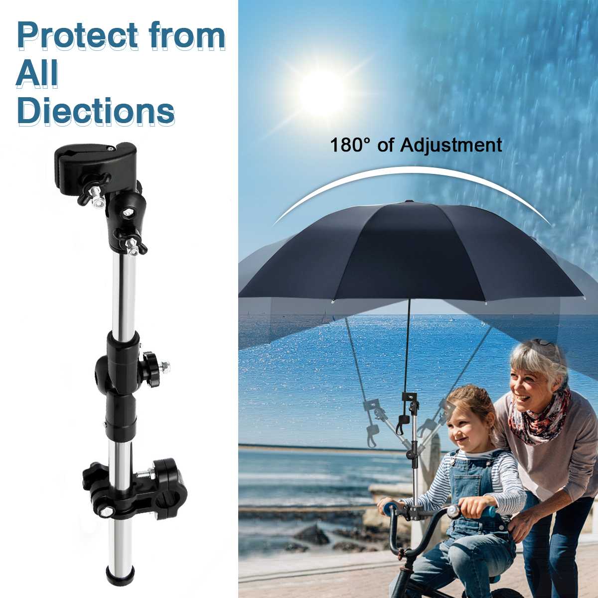 Stainless Steel Umbrella Stands Any Angle Swivel W... – Grandado