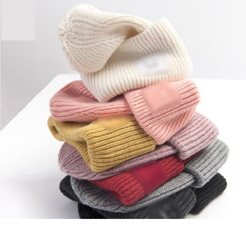 Warm and cold wool knit hat – Grandado