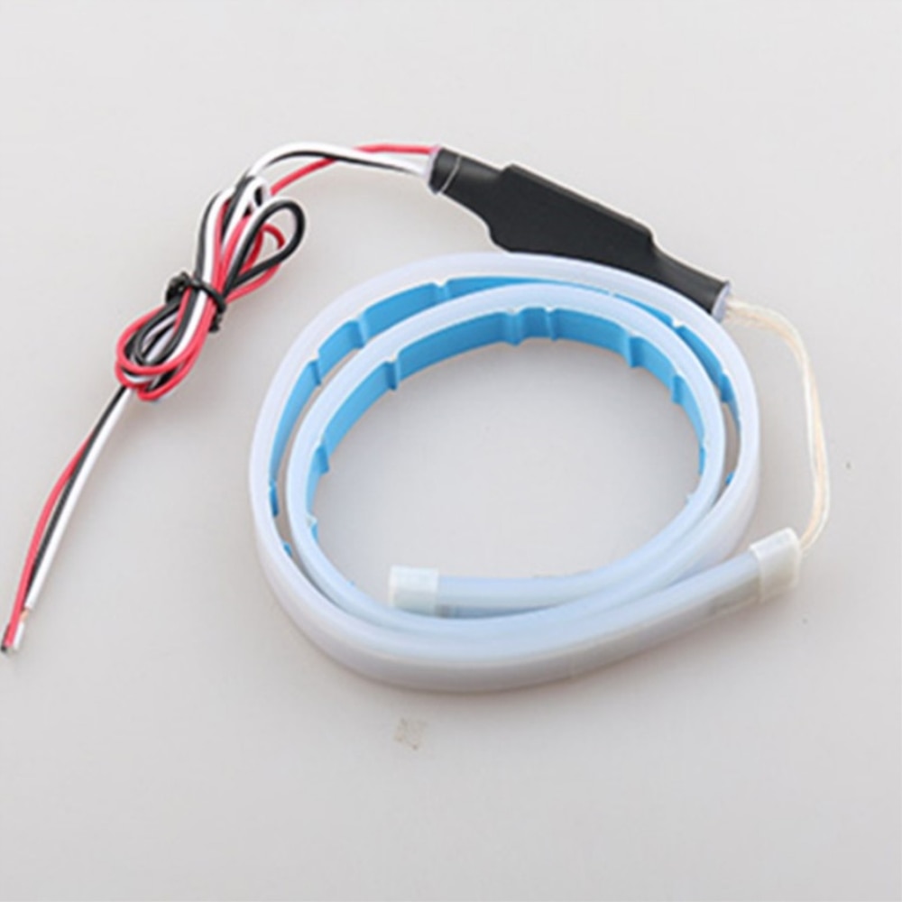 1 Pair 60cm Flexible Car DRL Running Turn Signal W... – Grandado