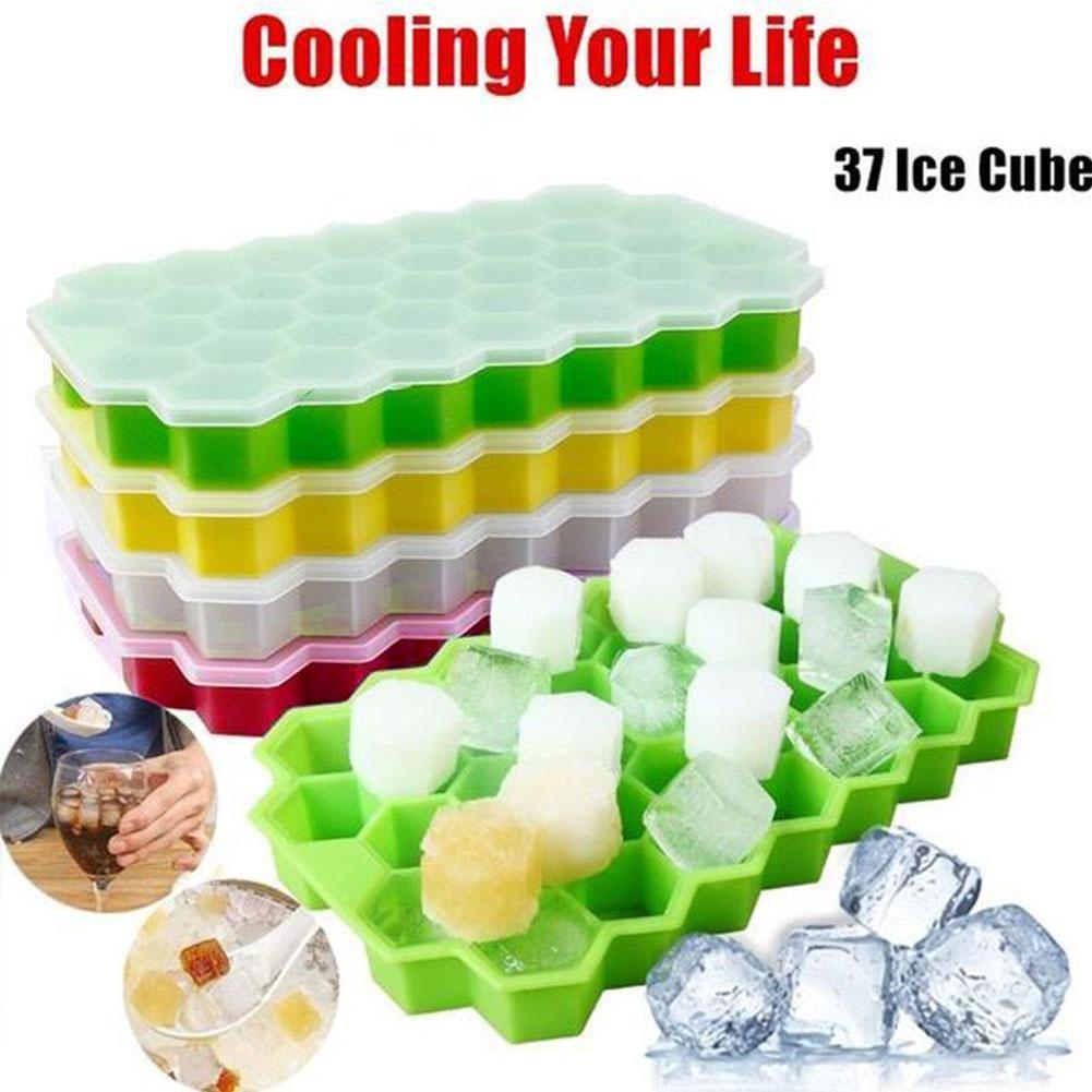 37 Holte Honingraat Ice Cube Mold Herbruikbare Sil... – Grandado