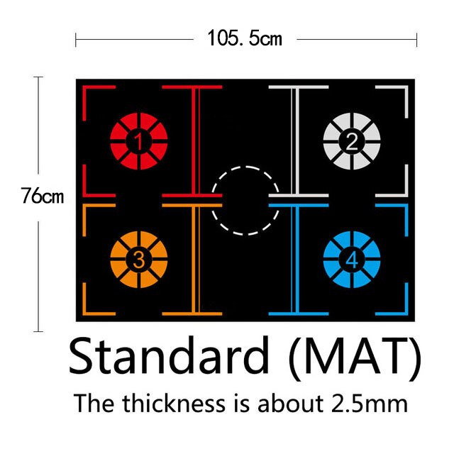 Basketball Footstep Training Mat Non-Slip Regular ... – Vicedeal