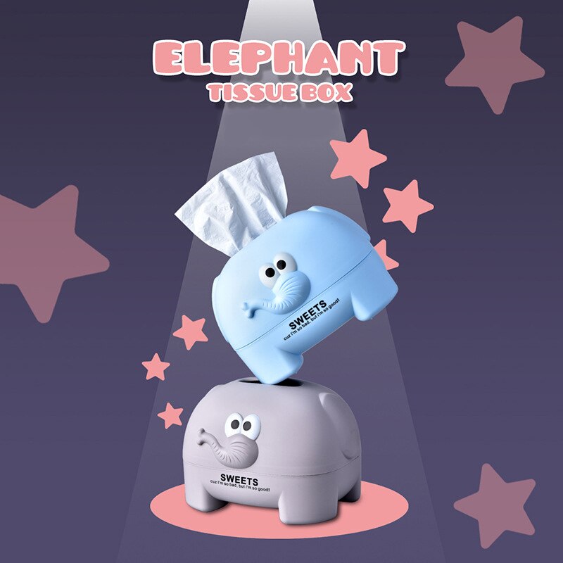 Tissue Doos Leuke Cartoon Olifant Tissue Doos Woon... – Grandado
