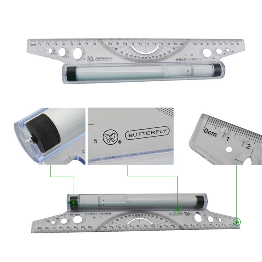 1PC 30cm Universal Foot Angle Parallel Ruler Drawi... – Vicedeal