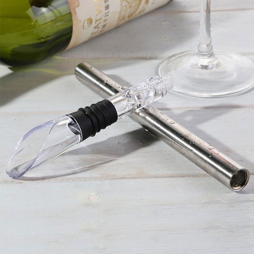 3-in-1 Stainless steel Ice Chiller Red Wine Coolin... – Grandado