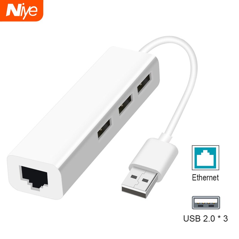 Usb Ethernet Usb Hub Te RJ45 Lan Netwerkkaart 10/1... – Vicedeal