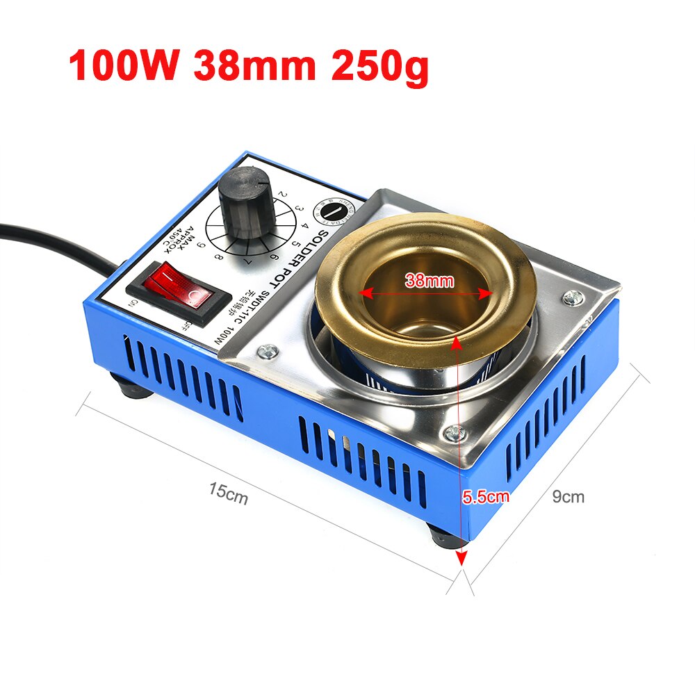 220v 300w lodde gryde tin smelteovn termoregulerin... – Grandado