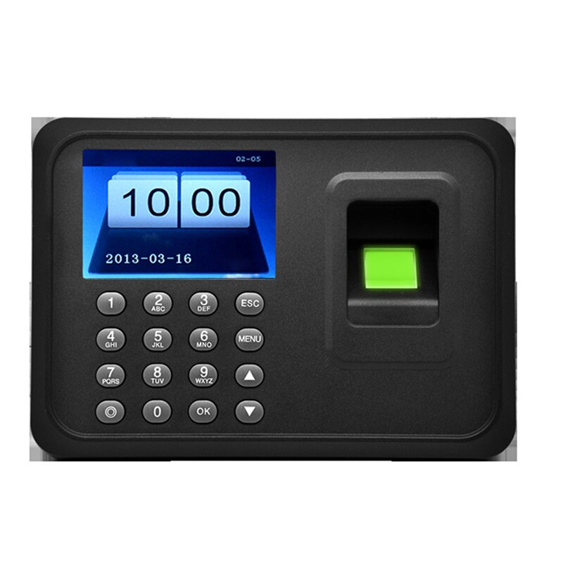 English Fingerprint Attendance Machine Spanish Tim... – Grandado