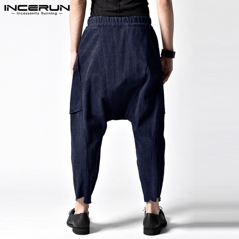 INCERUN Harem Pants Men Hiphop Joggers Streetwear ... – Vicedeal