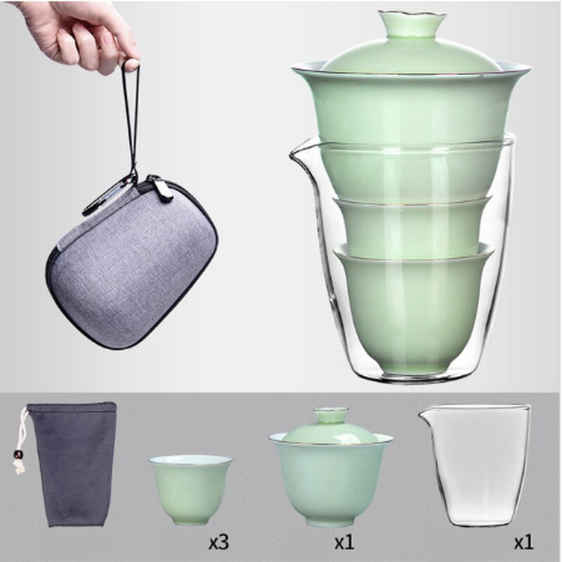 Blauw En Wit Porselein Gaiwan Thee Gaiwan Set Chin... – Vicedeal