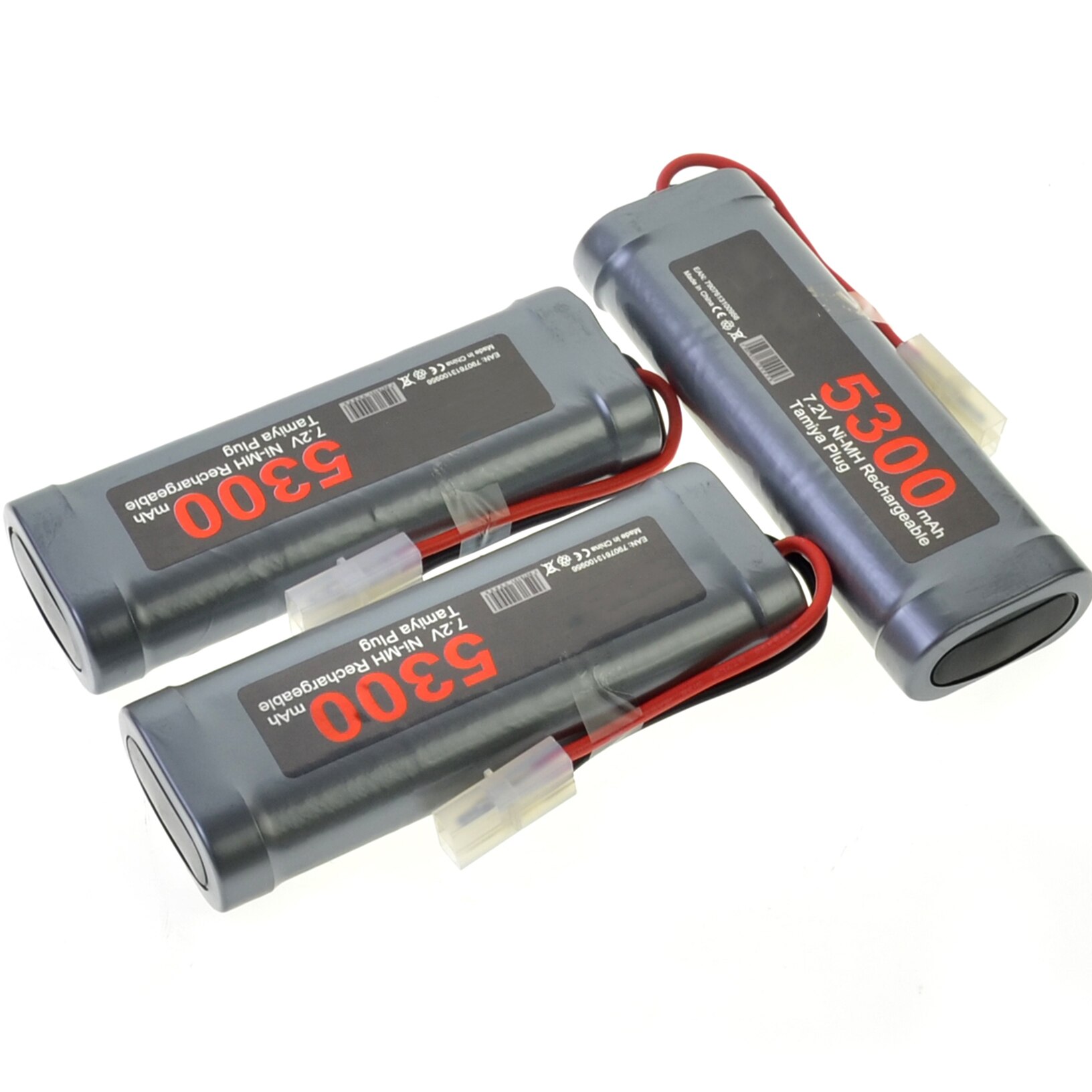 1/2/3/4/5pcs NiMH 7.2V 5300mAh Tamiya Plug recharg... – Grandado