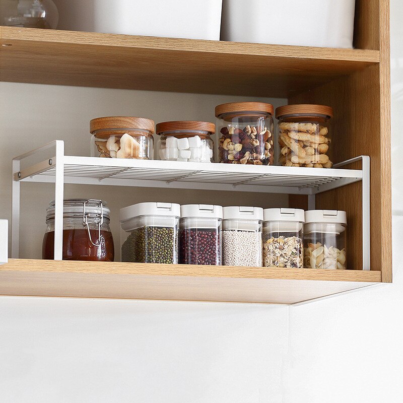 Iron Home Closet Organizer Storage Shelf for Kitch... – Grandado