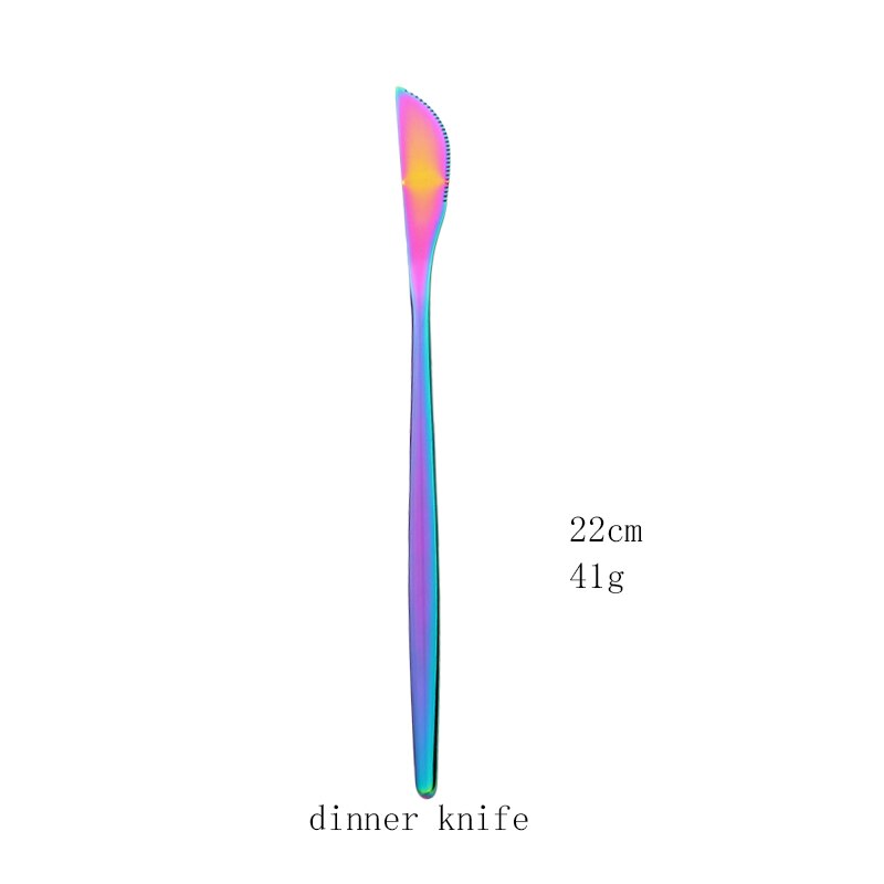 1pcs Flatwar Fork Knife Spoon Set Cutlery Tablewar... – Vicedeal