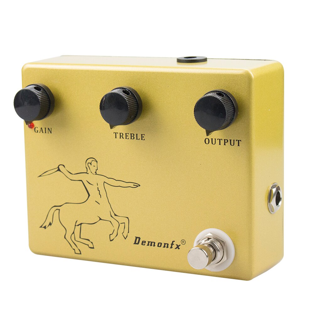 Demonfx Handmade GOLD OVERDRIVE Guitar Effects Ped... – Vicedeal