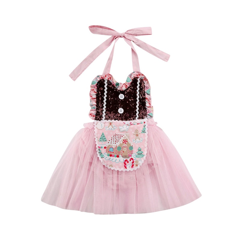 0-24M Kerst Baby Meisjes Jurk Cartoon Sneeuwpop La... – Grandado
