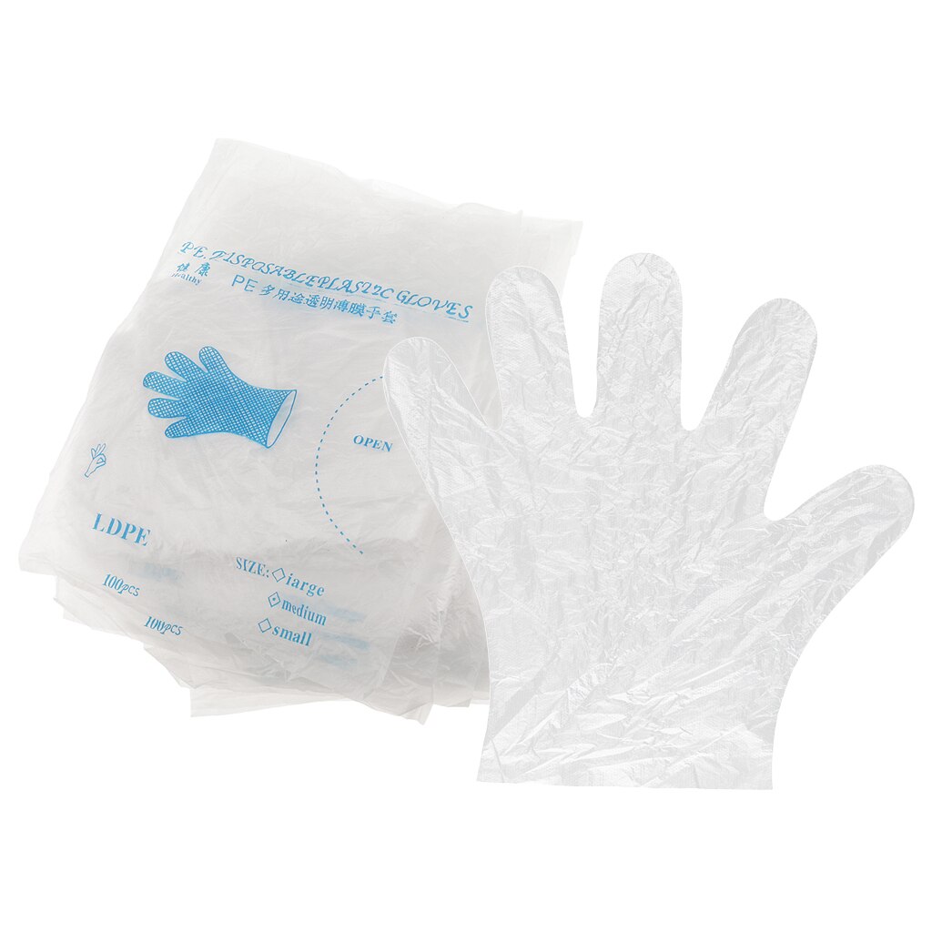 100pcs Disposable Clear Large Cooking Cleaning Kit... – Vicedeal