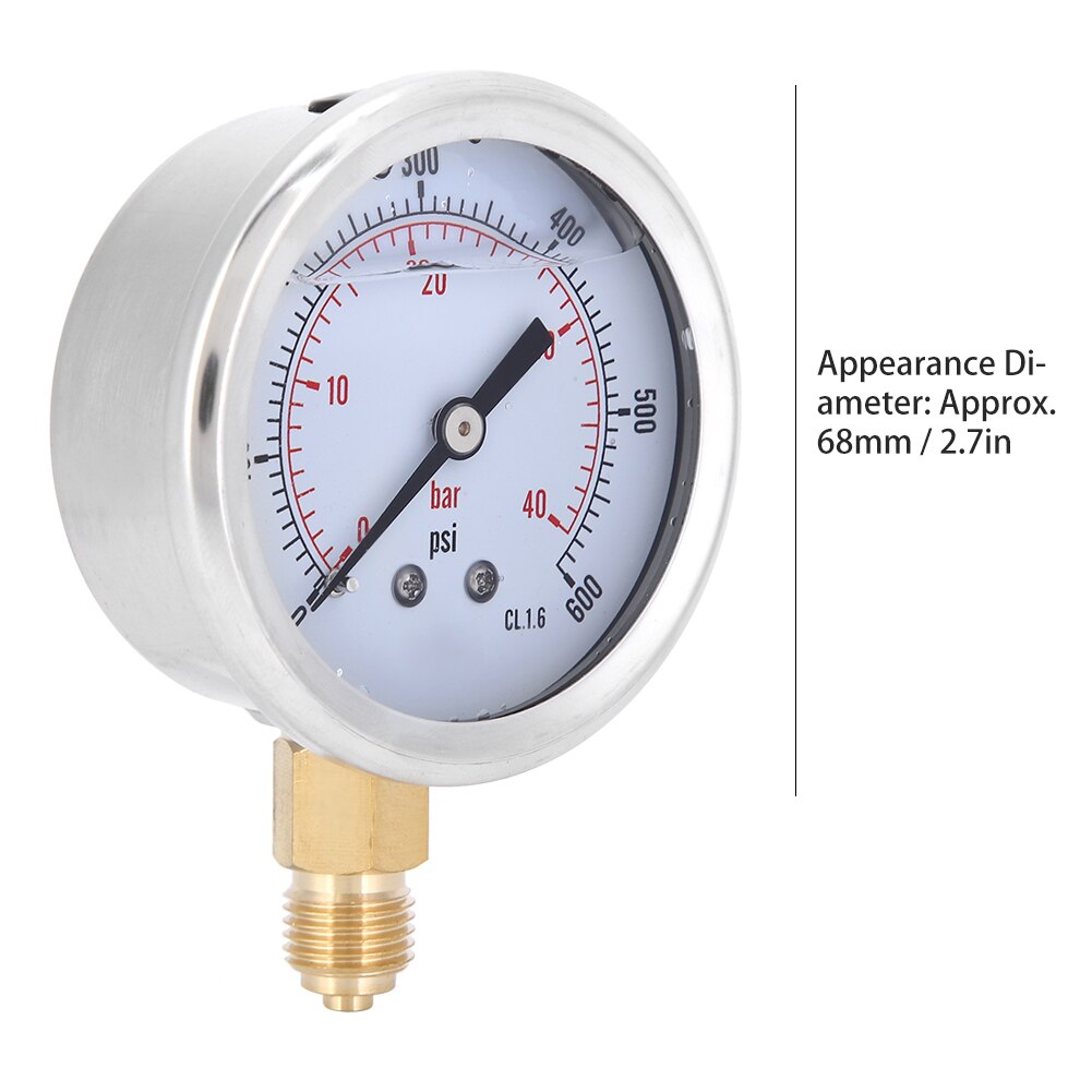 PGG604 40bar 1/4BSP Y60 Radial Oil Filled Vacuum P... – Grandado