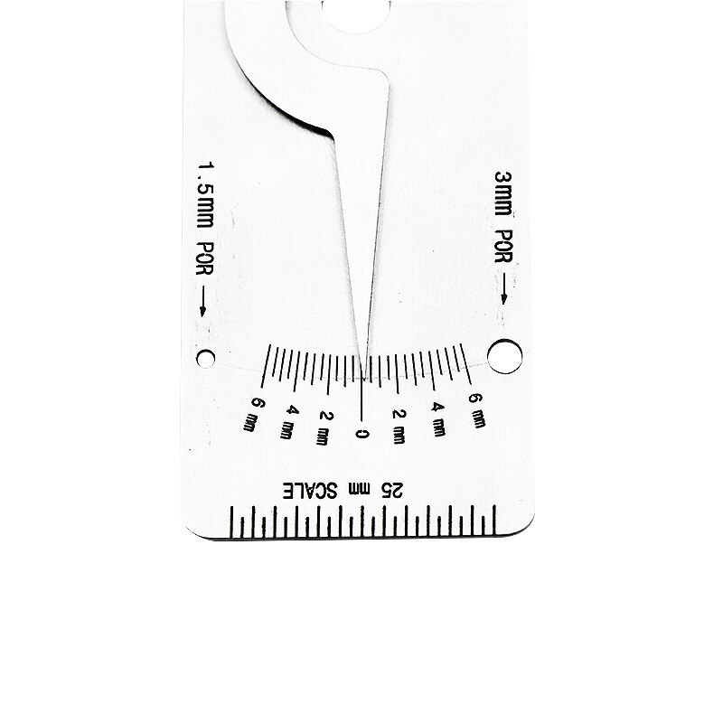 Stainless steel undercut depth gauge bite weld mea... – Grandado