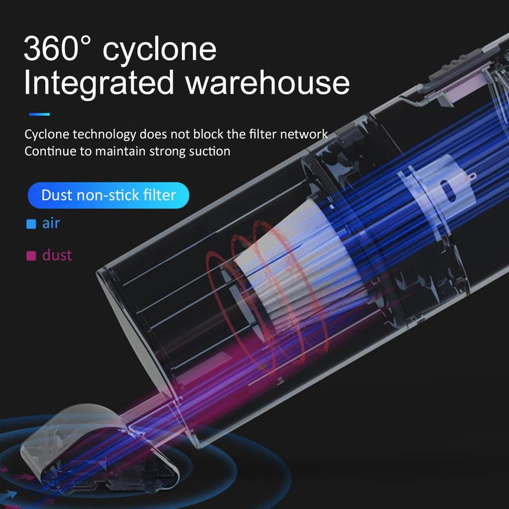 Car Vacuum Cleaner 12V Wireless High Power 120W Ca... – Vicedeal