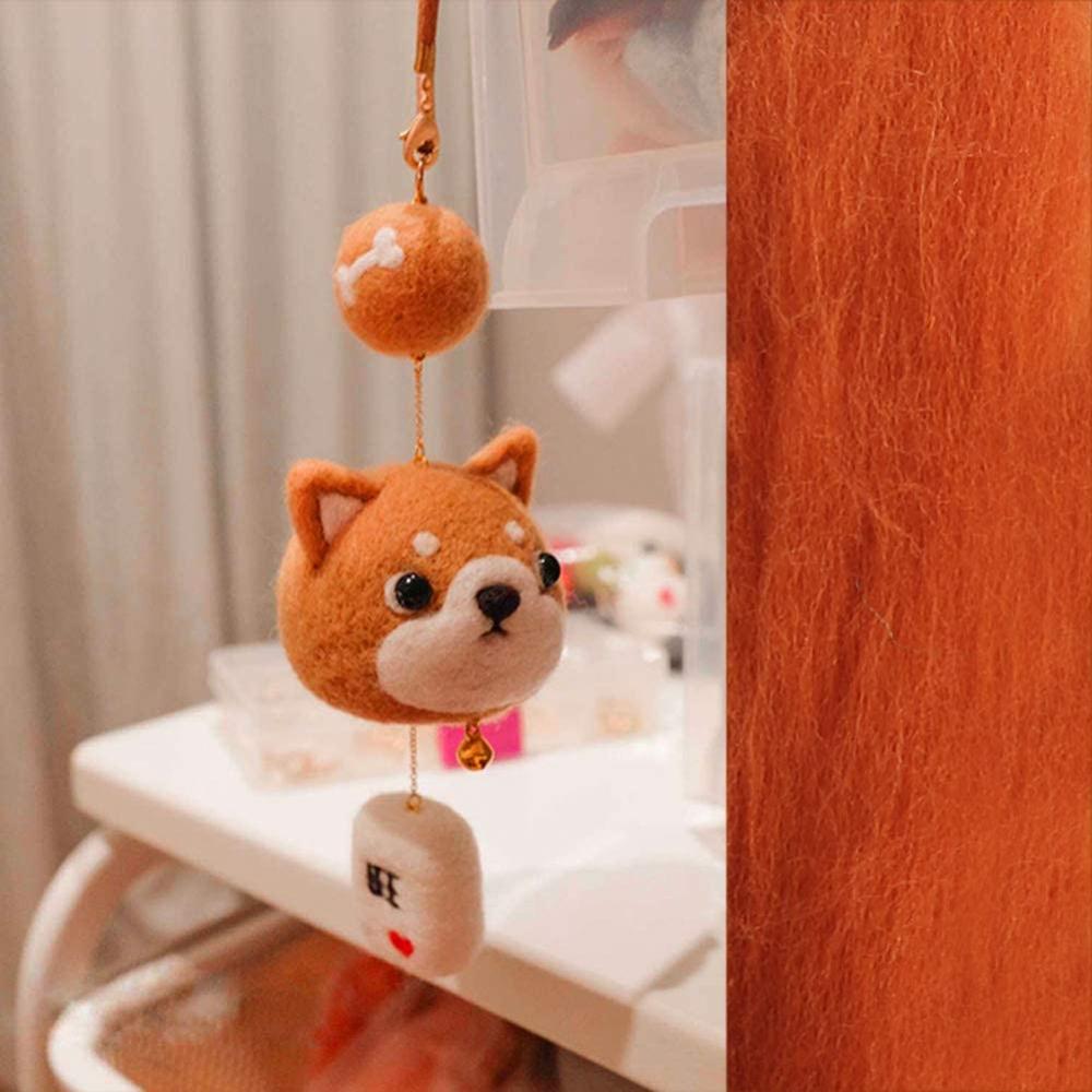 LMDZ Orange 8.82oz Yarn Super Soft Bulk Roving Mer... – Grandado