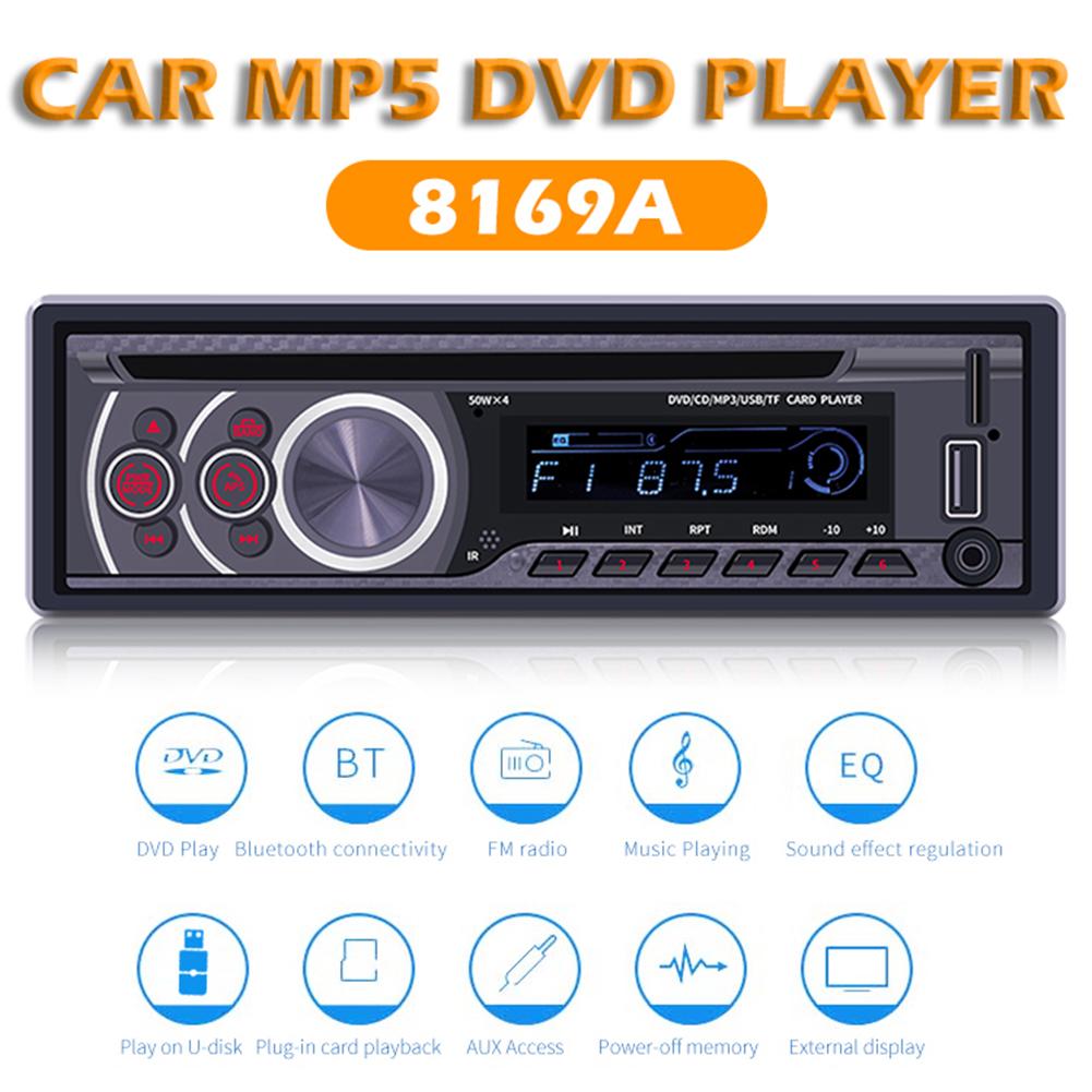 SWM Bluetooth Car Stereo CD VCD DVD Player AUX USB... – Vicedeal