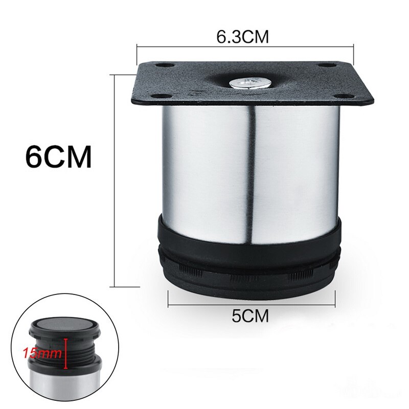 4Pcs/set Stainless Steel Adjustable Sofa Foot Cabi... – Grandado