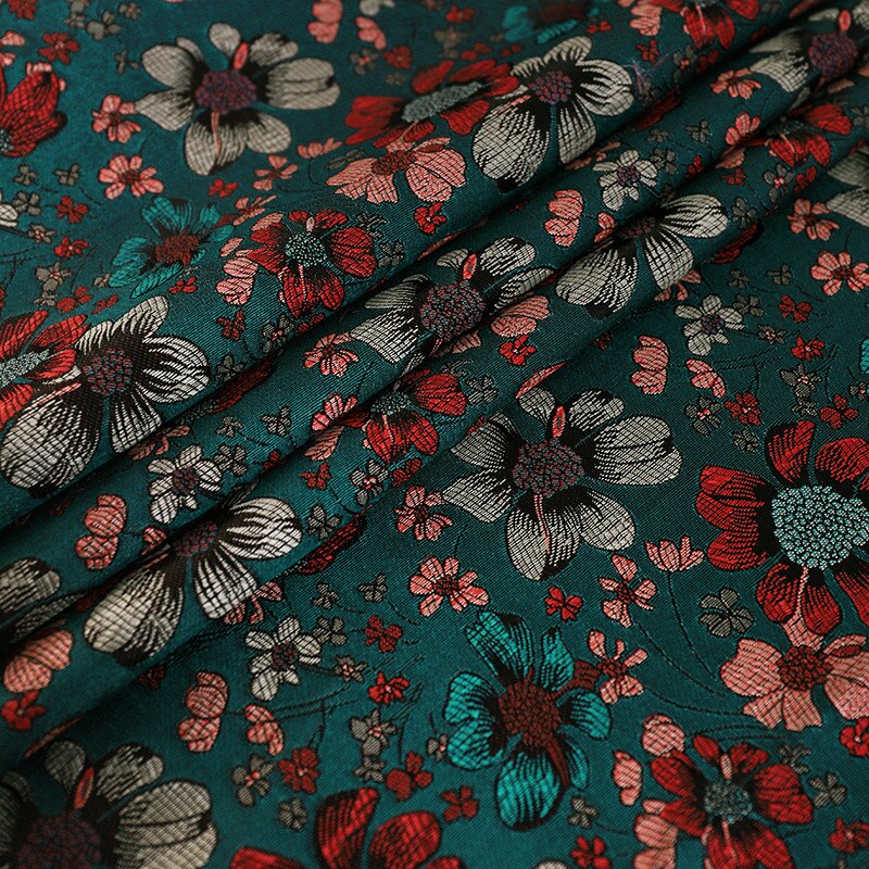 Vintage pattern satin patchwork fabrics 50x90 cm s... – Grandado