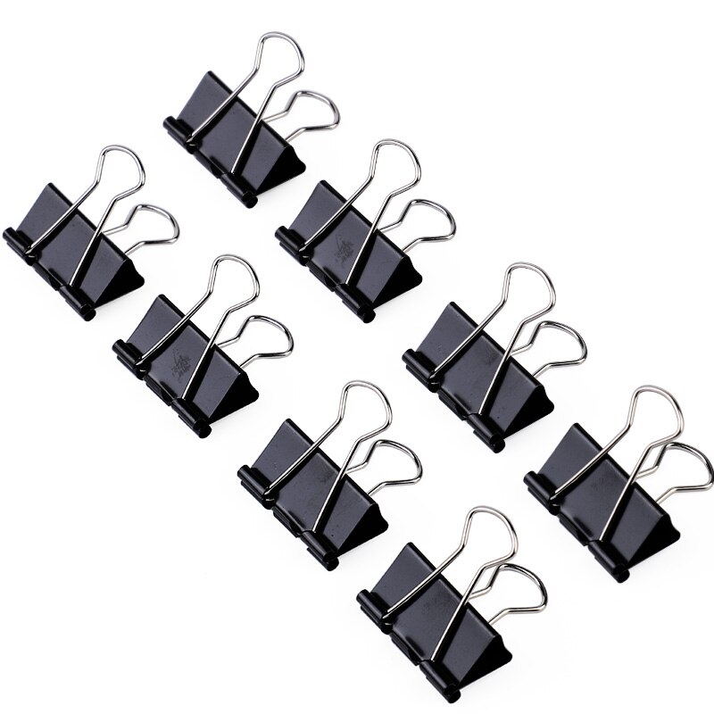 LMDZ-Clips de Metal negro para encuadernación, pap... – Grandado