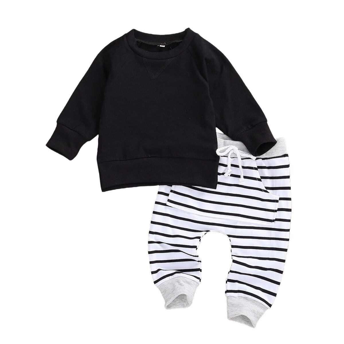 Baby Boys 0-24M Clothes Sets Long Sleeve Pullover ... – Grandado