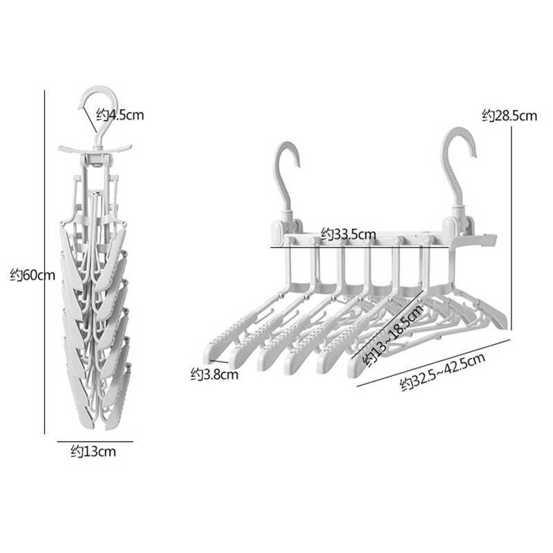 Folding Hangers Folding Shirts Coat Clothes Hanger... – Vicedeal