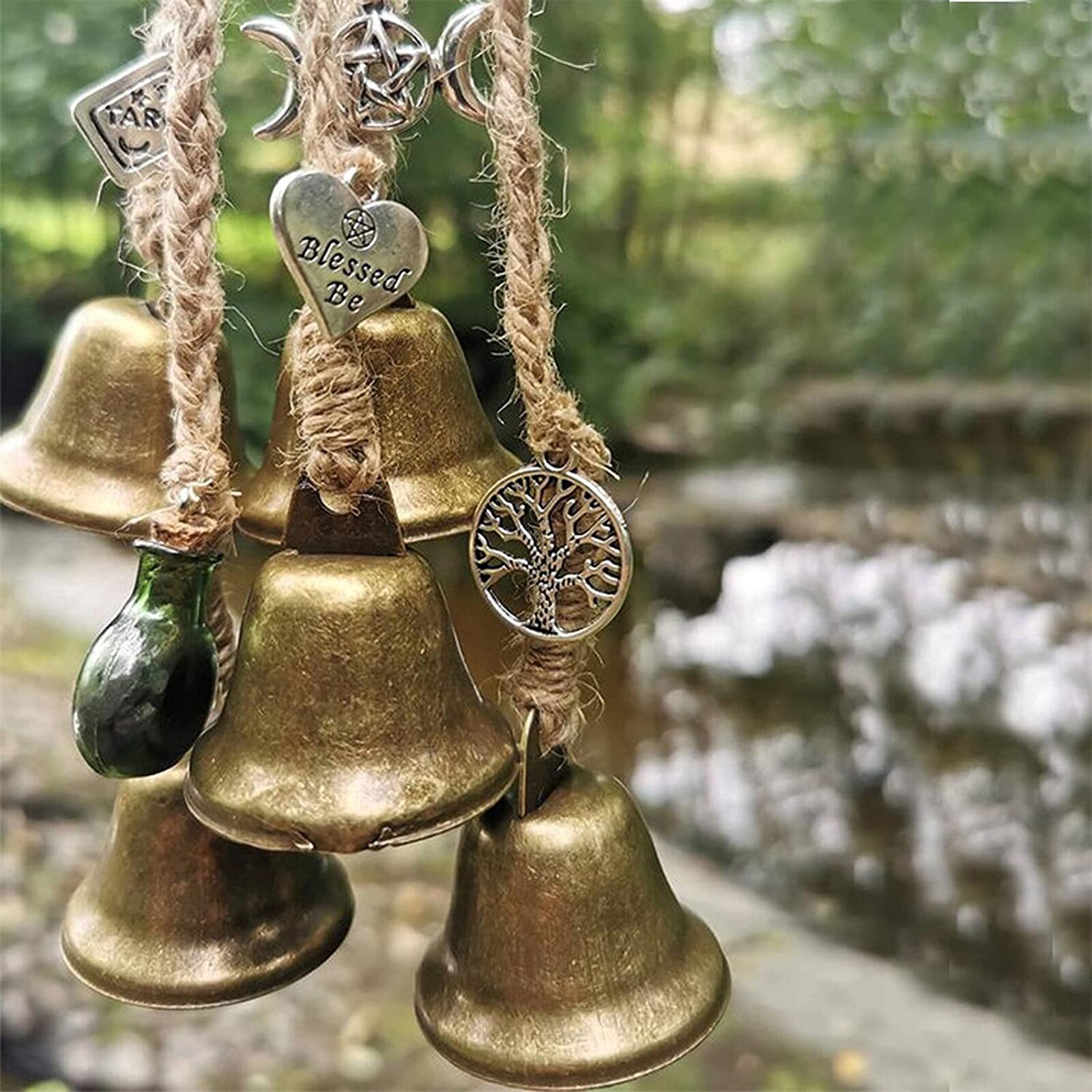 Christmas Bell Decorations Metal Jingle Bells Smal... – Grandado